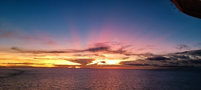 Sunrise at Bintuni Bay West Papua Stock Photo - Image of sunset ...