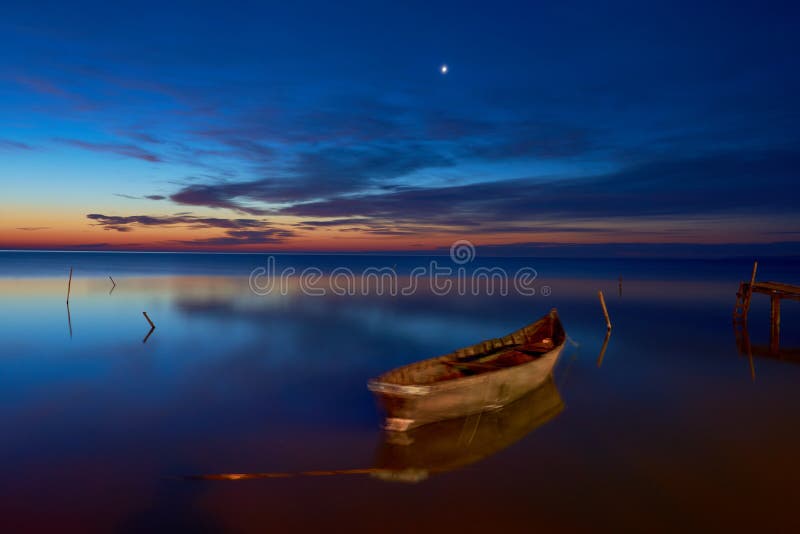 Sunrise by Boat in the Morning 01 Stock Image - Image of summer ...
