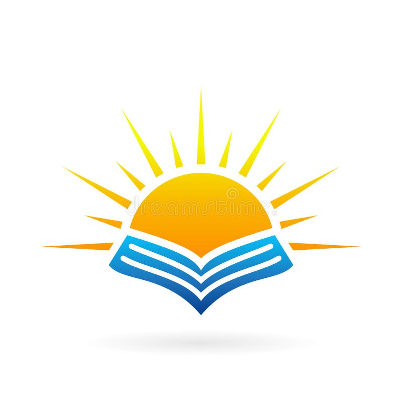 Sunrise Book Logo Vector Icon Stock Vector - Illustration of book, idea ...