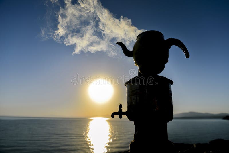 Sunrise brew tea stock image. Image of solar, vacation - 75037853