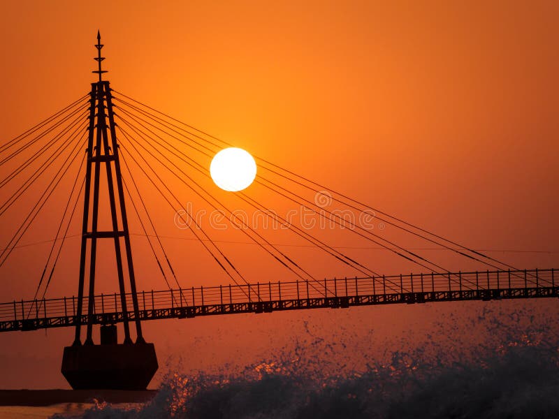 Sunrise stock image. Image of rising, tropical, coast - 50998305