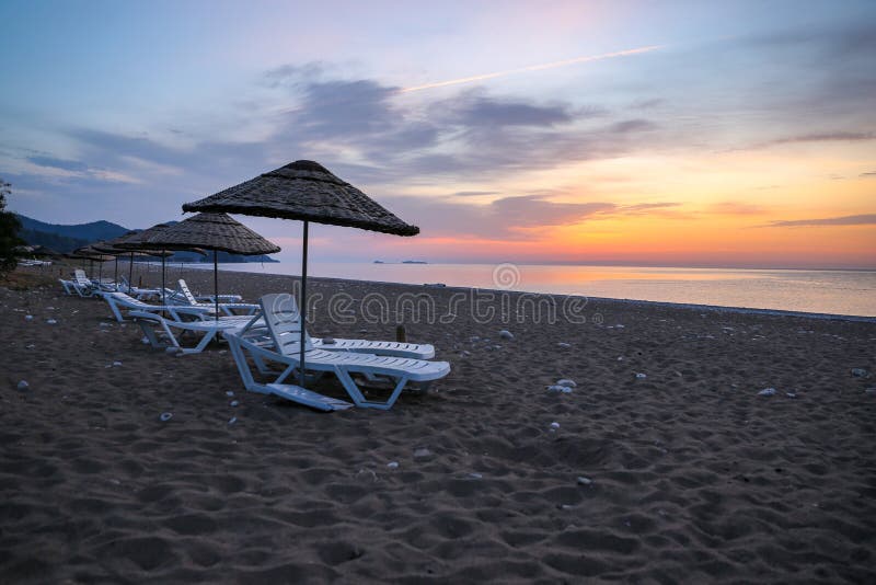Cirali Ceach in Antalya City, Turkey Stock Image - Image of holiday ...