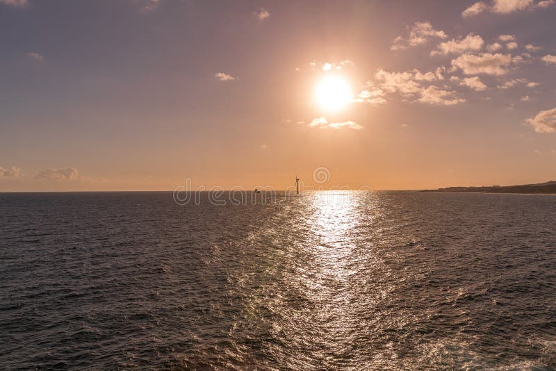 Sunrise from a Cliff with Moving Clouds in a Different Direction ...