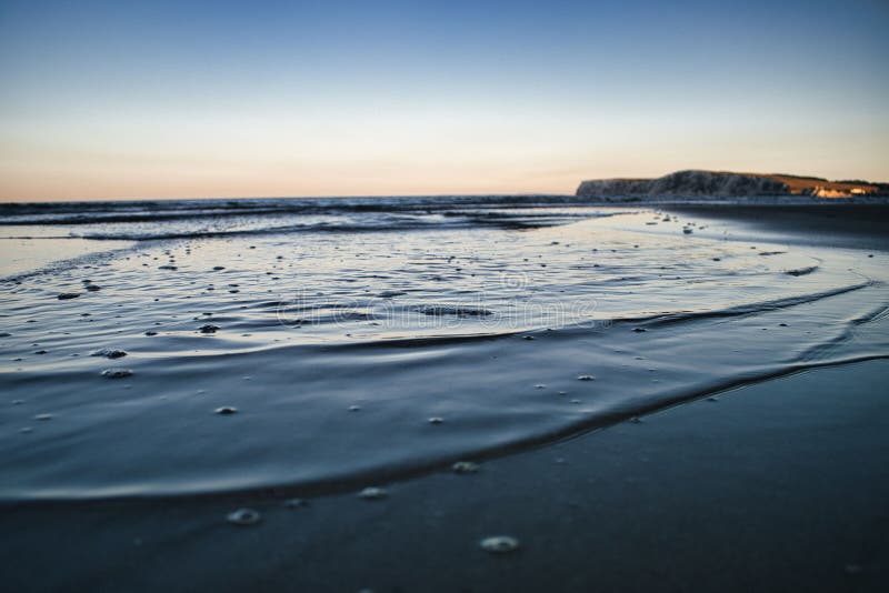Sunrise at Compton Bay, Isle of Wight Stock Image - Image of ocean ...