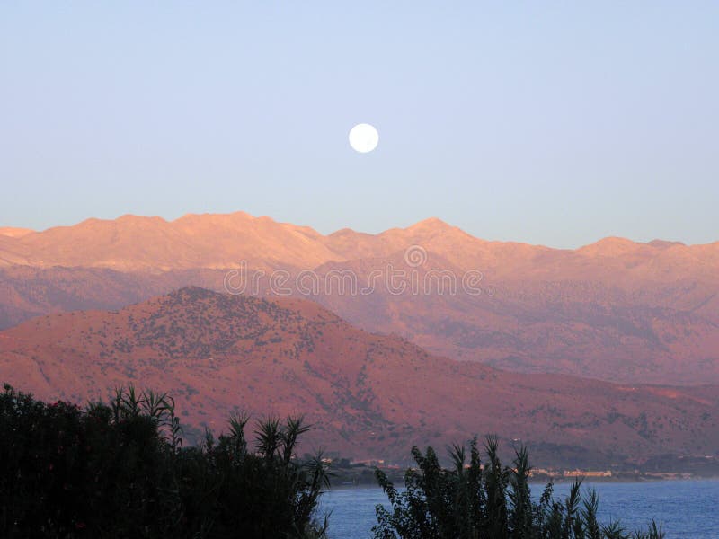 Sunrise, Crete, Greece stock photo. Image of season, mediterranean ...