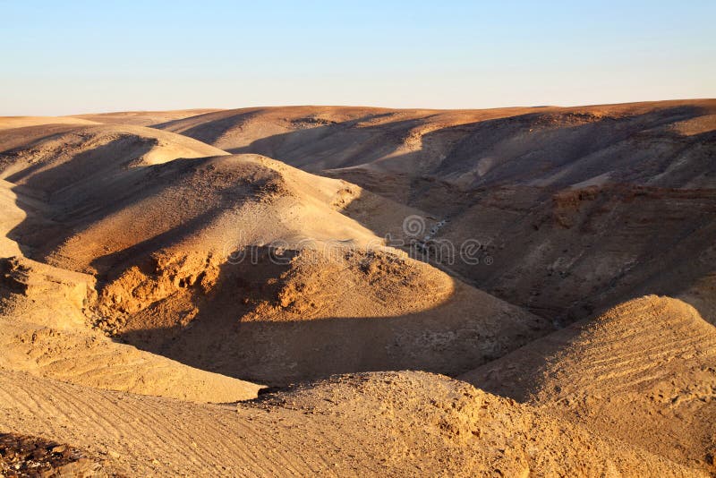 Sunrise in the desert stock photo. Image of hill, israel - 35440844