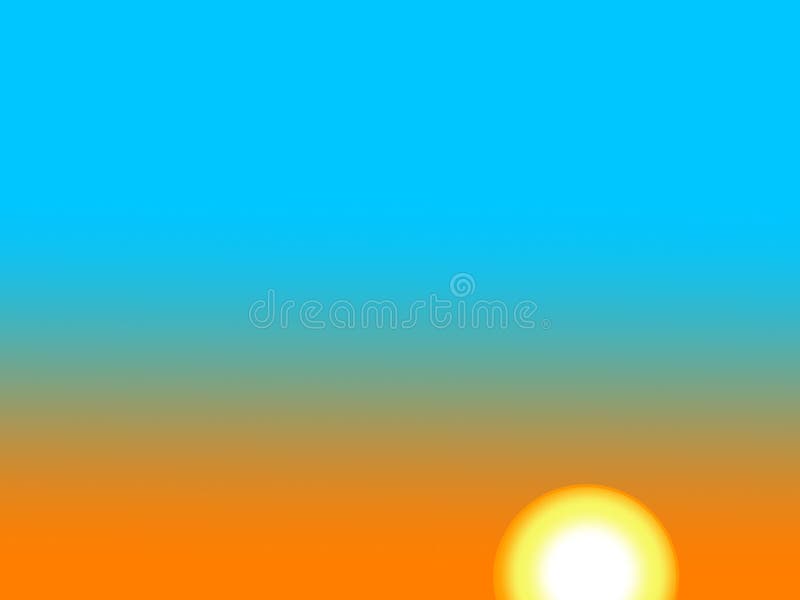 Sunrise stock illustration. Illustration of graphic, computer - 89109173