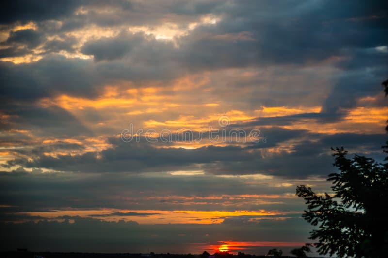 Sunrise stock image. Image of morning, early, scenic - 81703661