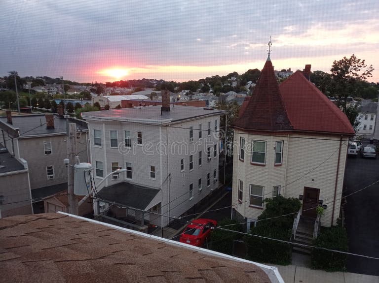 Sunrise in Everett Massachusetts Stock Photo - Image of tourism ...