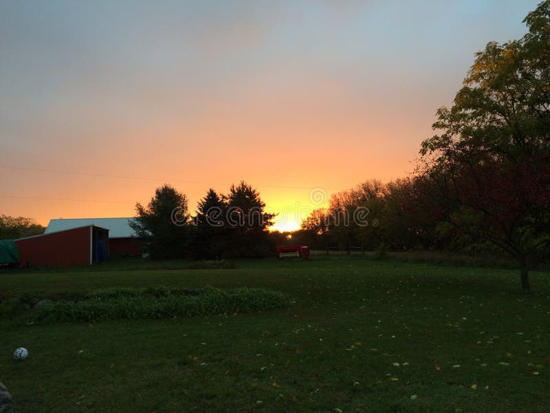 Farm Autumn Sunrise Stock Images - Download 18,772 Royalty Free Photos