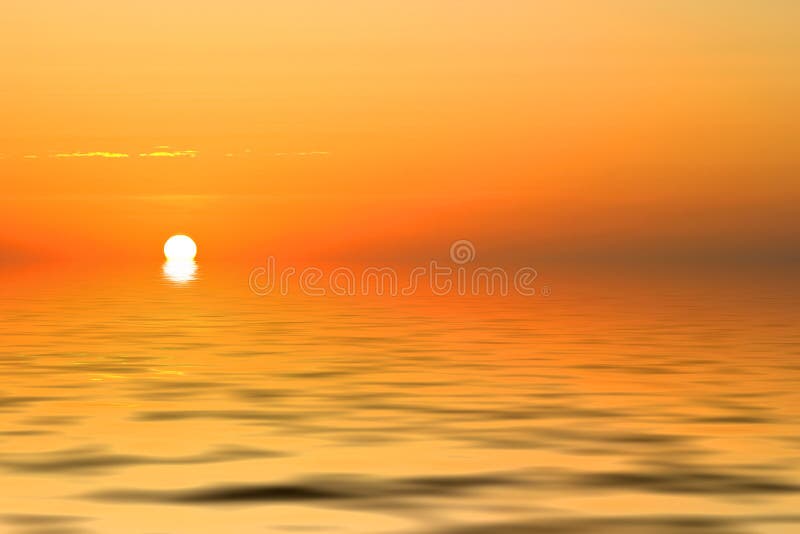 Sunrise Glow stock image. Image of horizon, summer, beach - 3829563