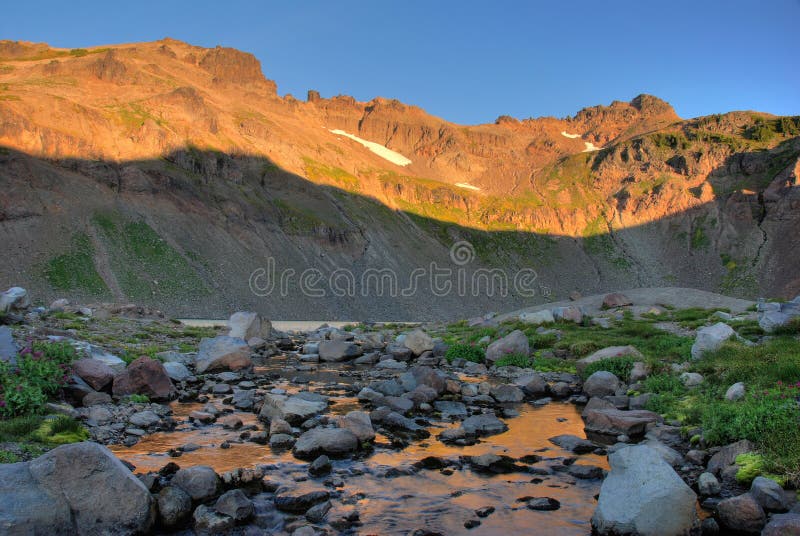 Sunrise, Goat Rocks Wilderness, Washington State Stock Image - Image of ...