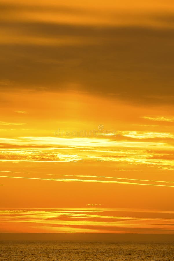 Stunning Sunrise and a Colorful Sky Stock Image - Image of ocean ...