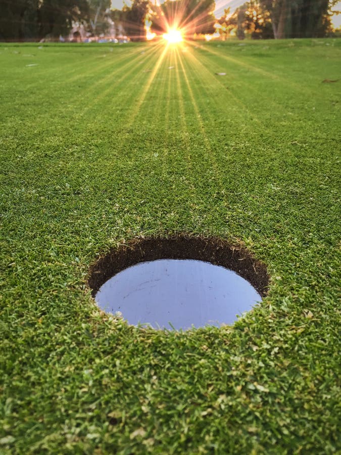 Golf hole and green stock photo. Image of fairway, golf - 68085844