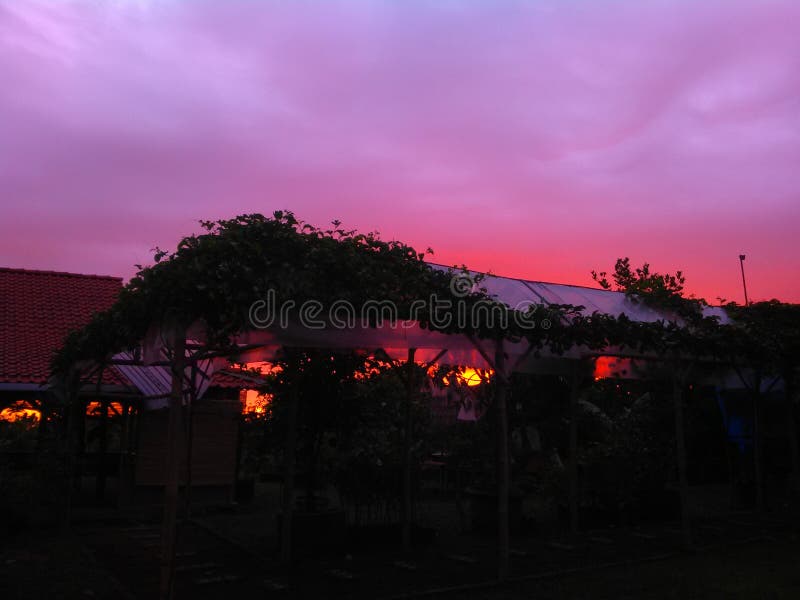 Sunrise stock image. Image of sunrise, hasil, pixel - 135499141