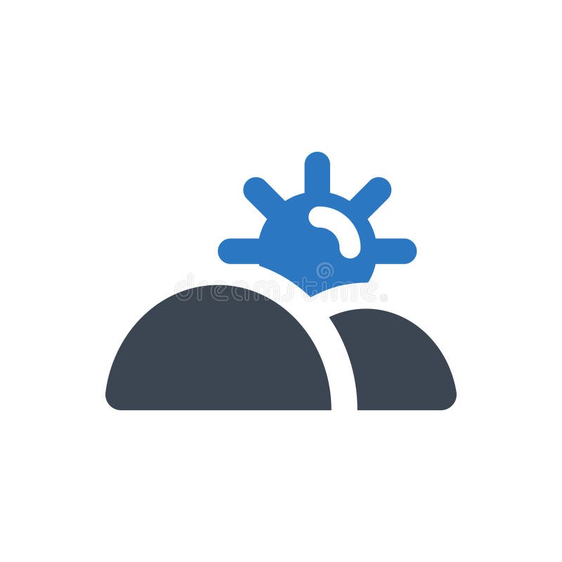 Sunrise Icon Vector Isolated 4 Stock Vector - Illustration of icon ...