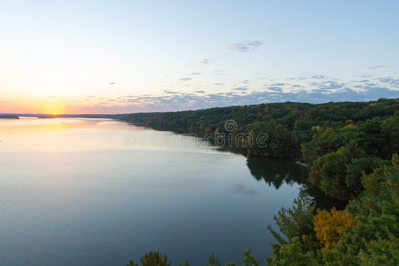 Illinois Sunrise 2019 stock photo. Image of burns, frazier - 161826986