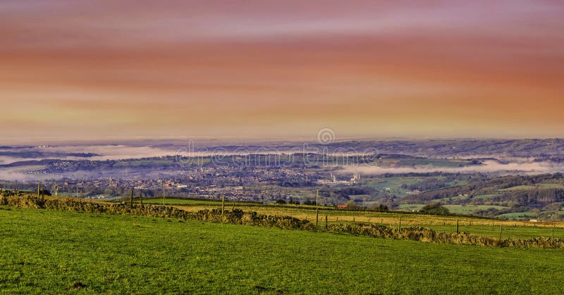 Sunrise and Inverted Clouds Stock Image - Image of cloud, grass: 222161393