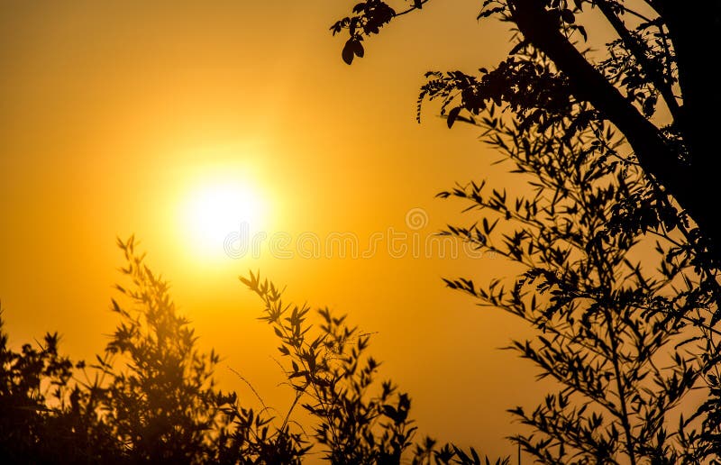 Sunrise and its colors stock photo. Image of city, destination - 129200222