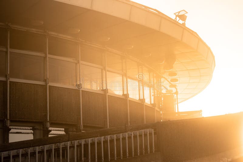 Sunrise on a Jested. the Rays of the Sun Shining through the ...