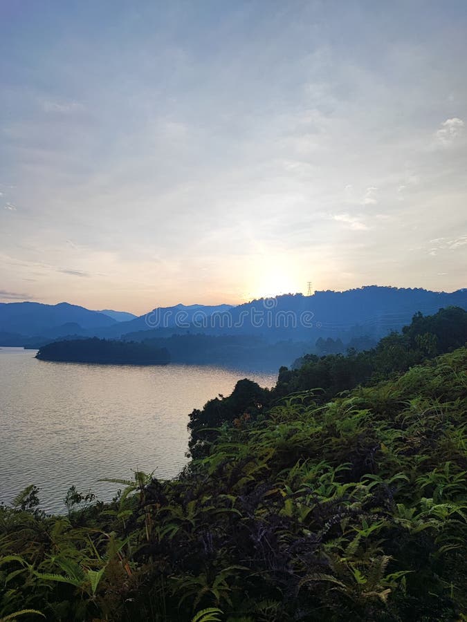 Sunrise Lake Hiking Mount Nature Stock Image - Image of lake, mount ...