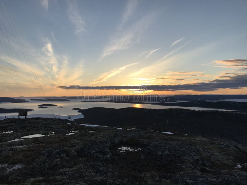Sunrise land stock image. Image of snow, cloud, winter - 115075467