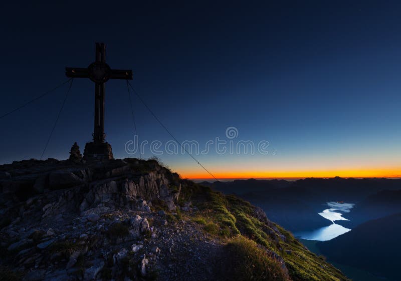 Sunrise Landscape with Glowing Horizon Stock Image - Image of dawn ...