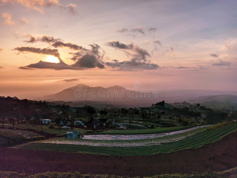 Sunrise from Mangli Sky View Stock Photo - Image of sunrise, aunrise ...