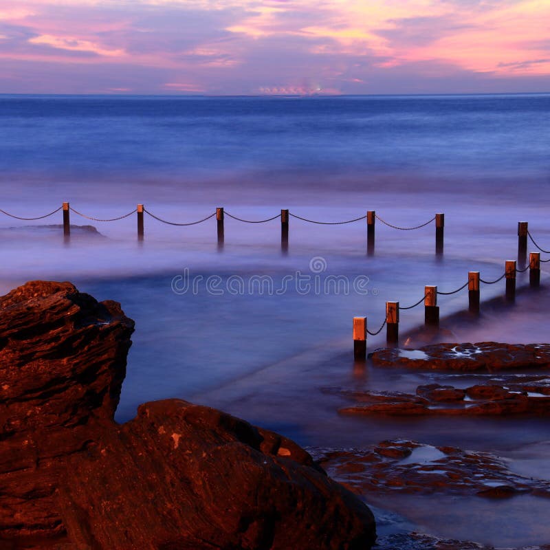 Sunrise at Maroubra NSW editorial stock photo. Image of maroubra - 74307783