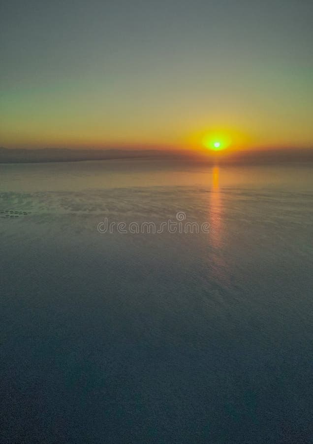 Sunrise in the Mediterranean Sea Stock Image - Image of dawn, beauty ...