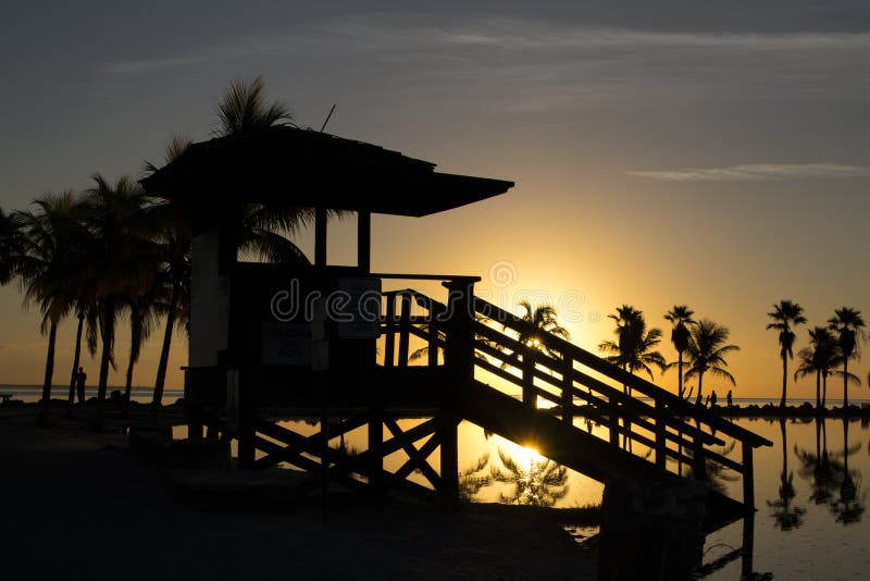 Sunrise in Miami stock photo. Image of coast, sand, east - 49278042
