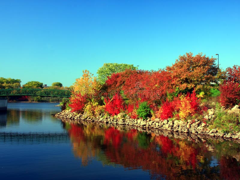 Fall at Roger Williams Park, Providence, RI. Editorial Image - Image of ...