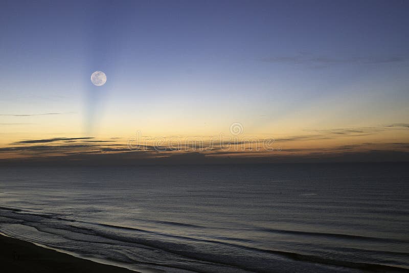 Blue moonset and sunrise stock photo. Image of beautiful - 60150614
