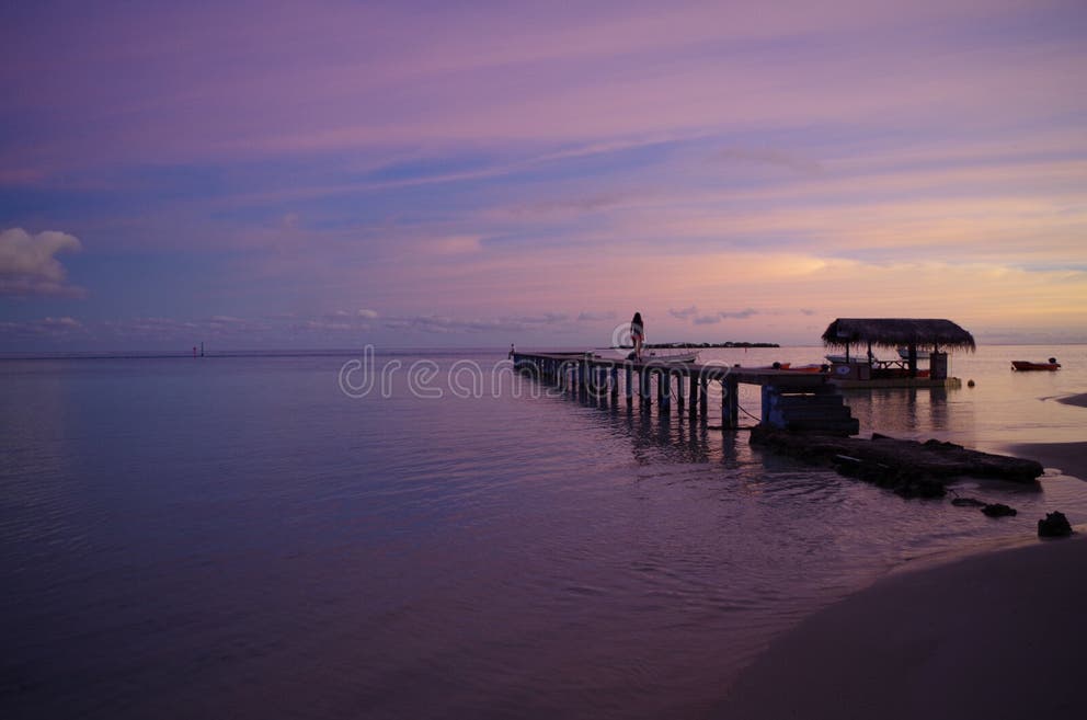 Sunrise stock image. Image of sunrise, french, polynesia - 130195751