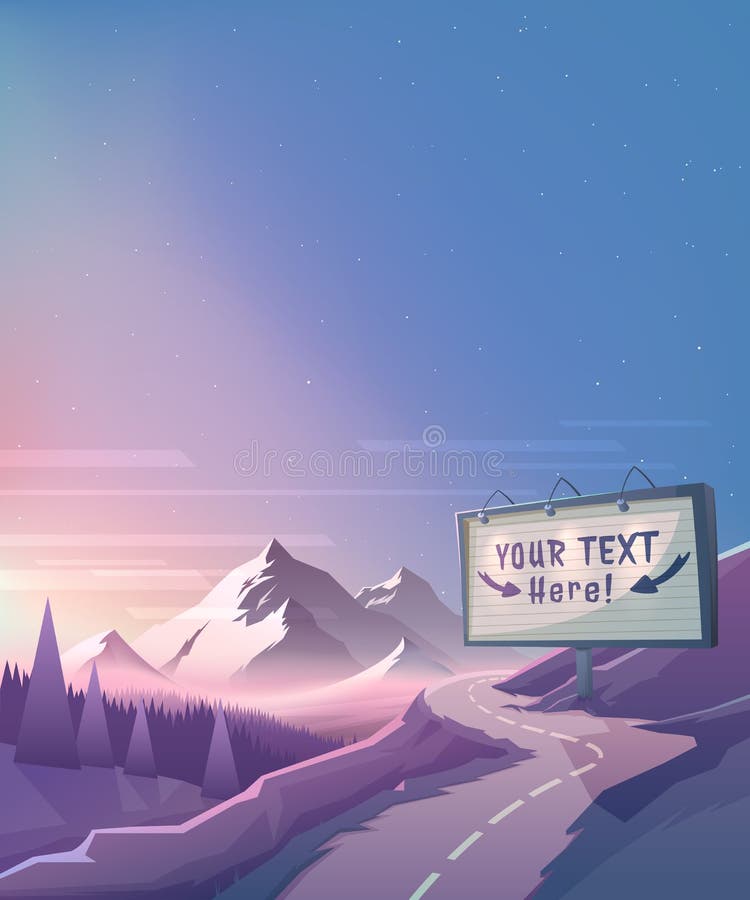 Sunrise Mountain Logo Design Abstract Nature Vector Illustration Stock ...