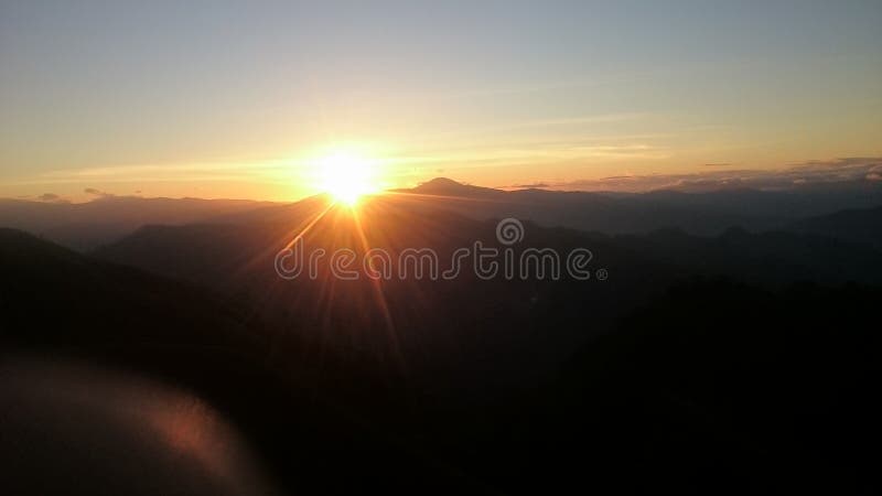 Sunrise stock photo. Image of mountain, sunrise, nature - 92333748