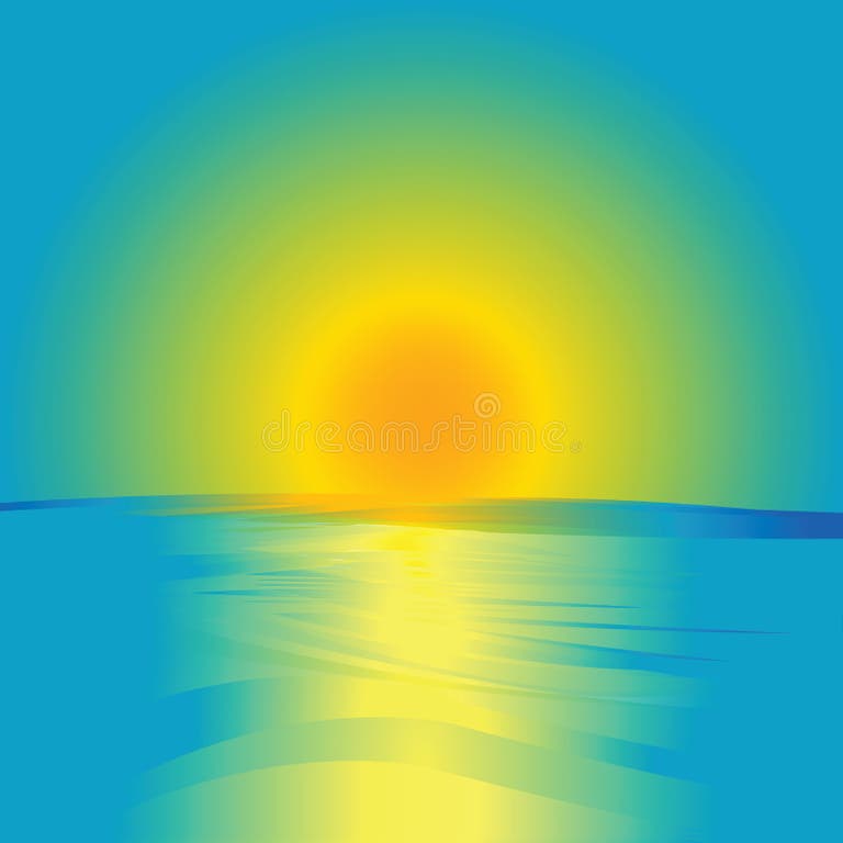 Sunrise Ocean Stock Illustrations – 235,982 Sunrise Ocean Stock ...