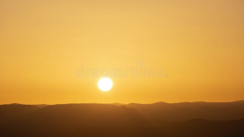 Sunrise Open Landscape Timelapse Zoom in Background Stock Footage ...