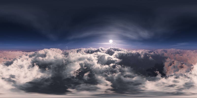 Sunrise Over the Clouds. Sunset Over the Clouds. the Moon in the Clouds ...