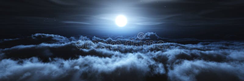 Sunrise Over the Clouds. Sunset Over the Clouds. the Moon in the Clouds ...