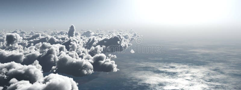 Sunrise Over the Clouds. Sunset Over the Clouds. the Moon in the Clouds ...