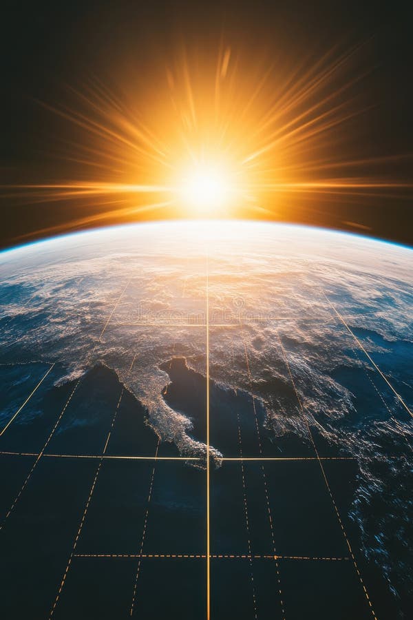 Sunrise Over Earth from Space: Stunning View of Our Planets Horizon ...