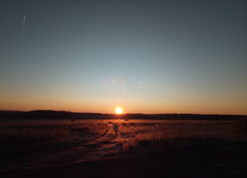 The Sunrise Over the Horizon is an Amazing Sight Stock Photo - Image of ...