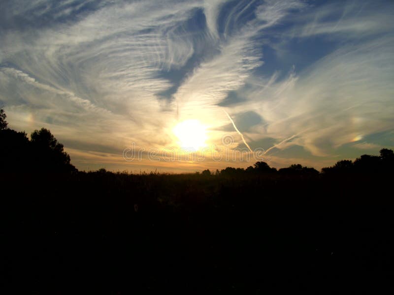Sunrise over the lake 12 stock image. Image of cloud - 86092211