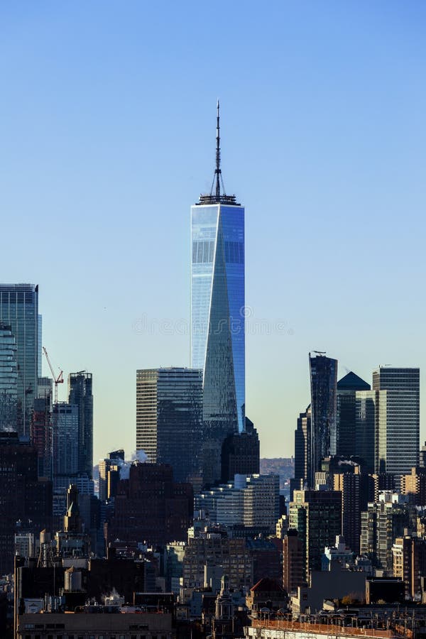 Lower Manhattan and the Freedom Tower in NYC Editorial Stock Photo ...