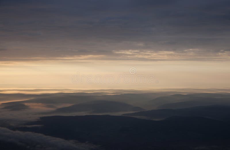 Sunrise over the mountains stock photo. Image of harmony - 17001660