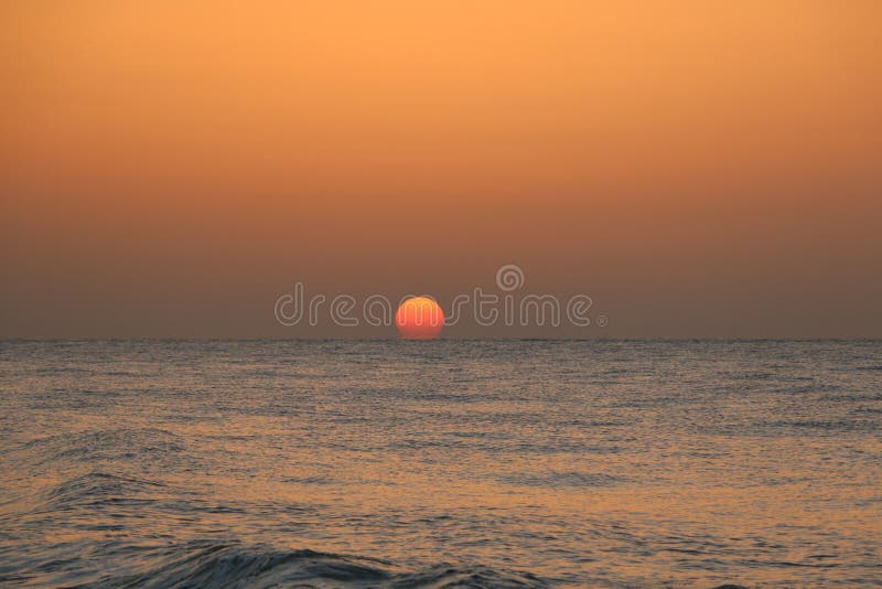 Sunrise stock image. Image of ocean, horizon, early, sunset - 62700929