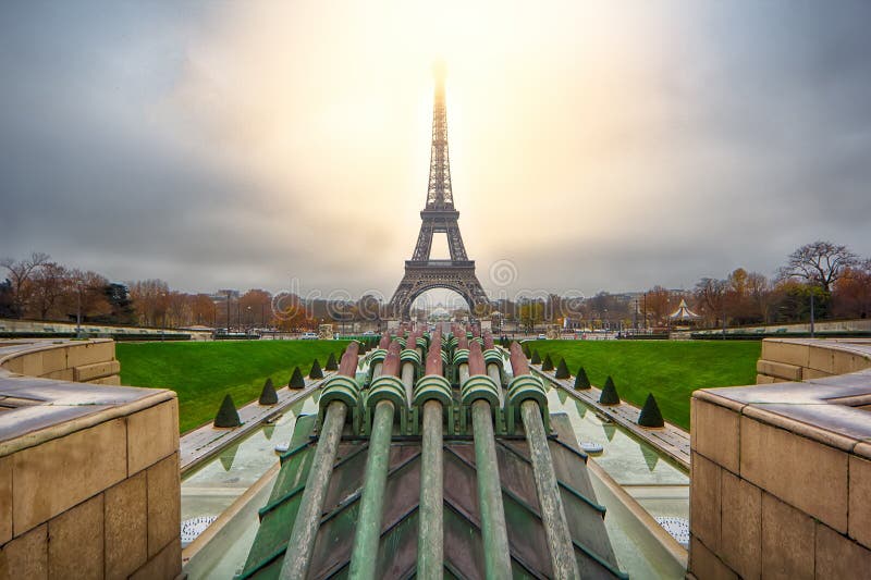 Sunrise over Paris stock photo. Image of unesco, landscape - 83668940