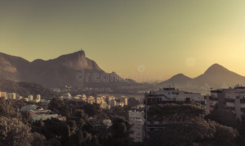 Sunrise on Ipanema Beach in Rio De Janeiro Stock Image - Image of ...