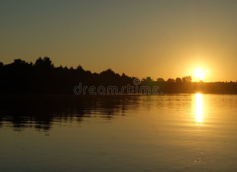 Sunrise over the river stock photo. Image of botswana - 96676364